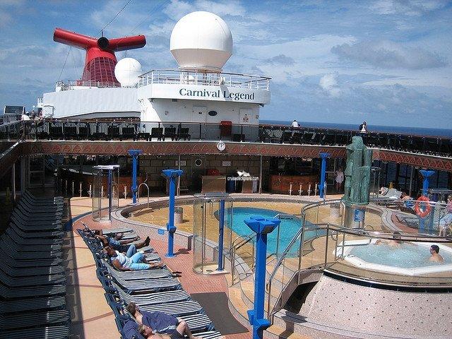 Carnival Legend Camelot Forward Pool Pictures