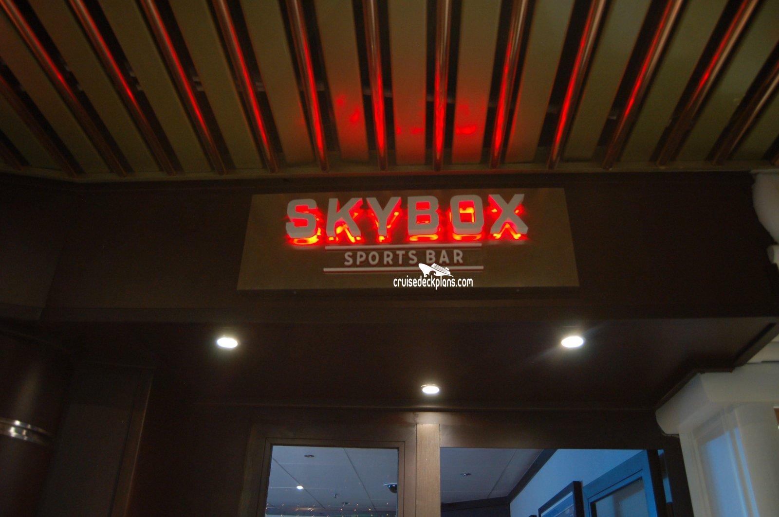 Carnival Victory Skybox Sports Bar Pictures