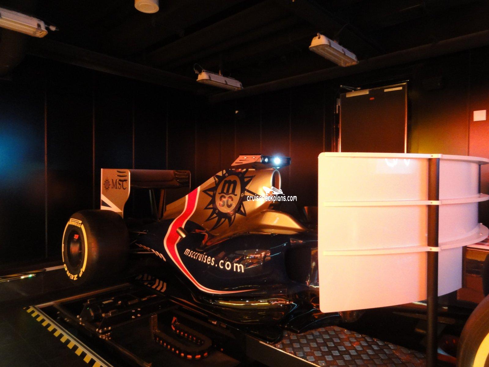 MSC Seaview F1 Simulator Pictures