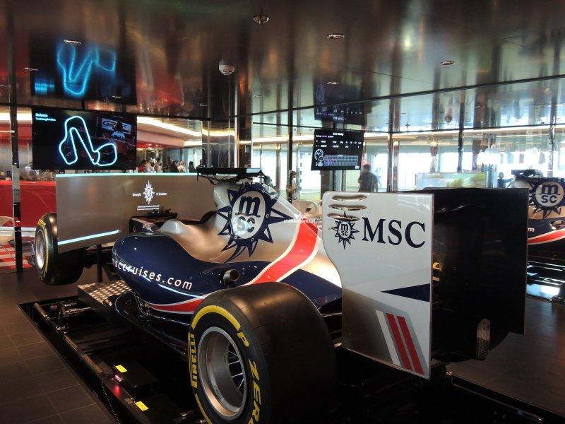 MSC Meraviglia F1 Simulators Pictures