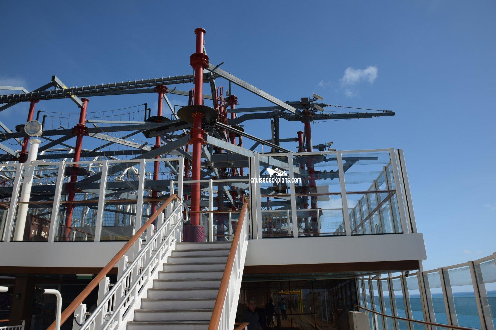 Norwegian Escape Ropes Course Pictures