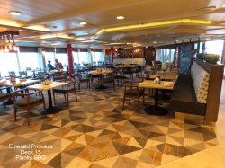 Emerald Princess Planks BBQ Pictures