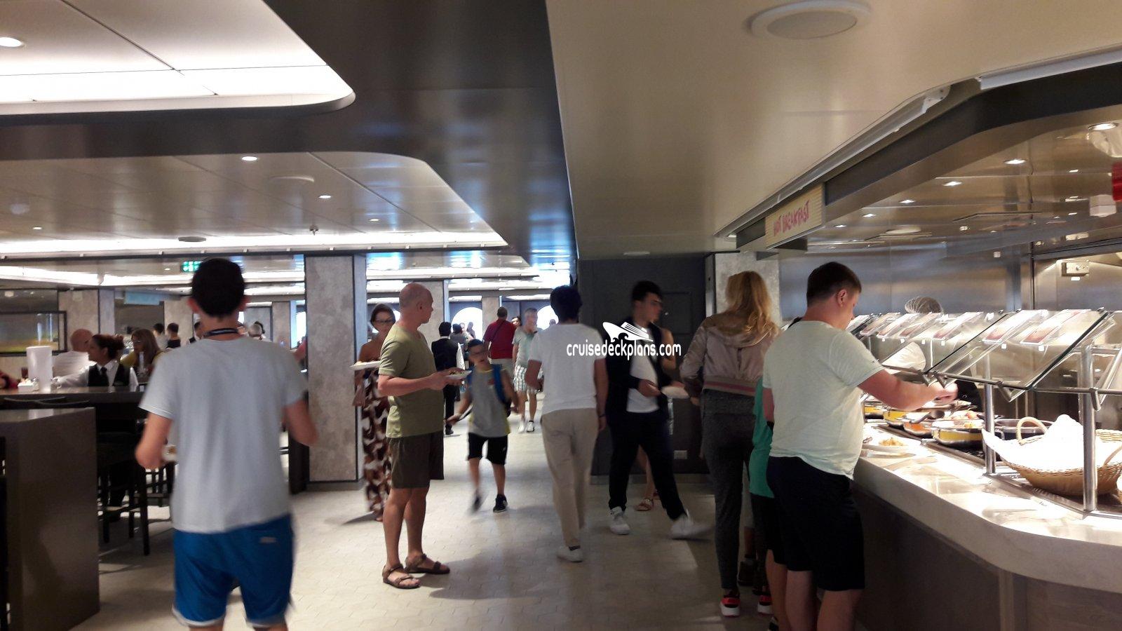 MSC Seaview Marketplace Buffet Pictures