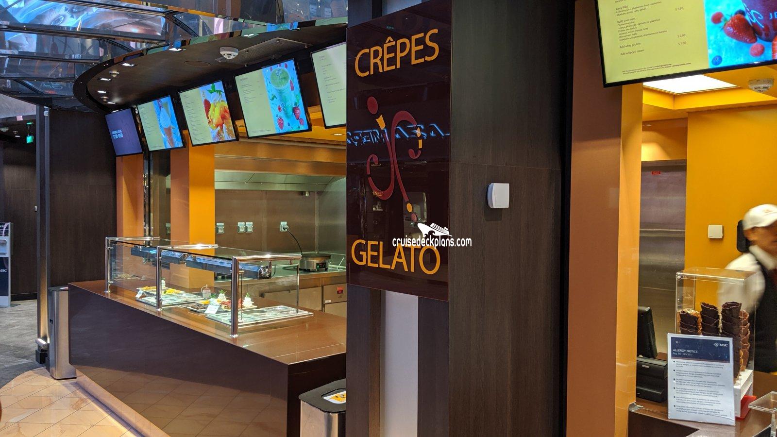 MSC Meraviglia Jean-Philippe Crepes & Ice Cream Pictures