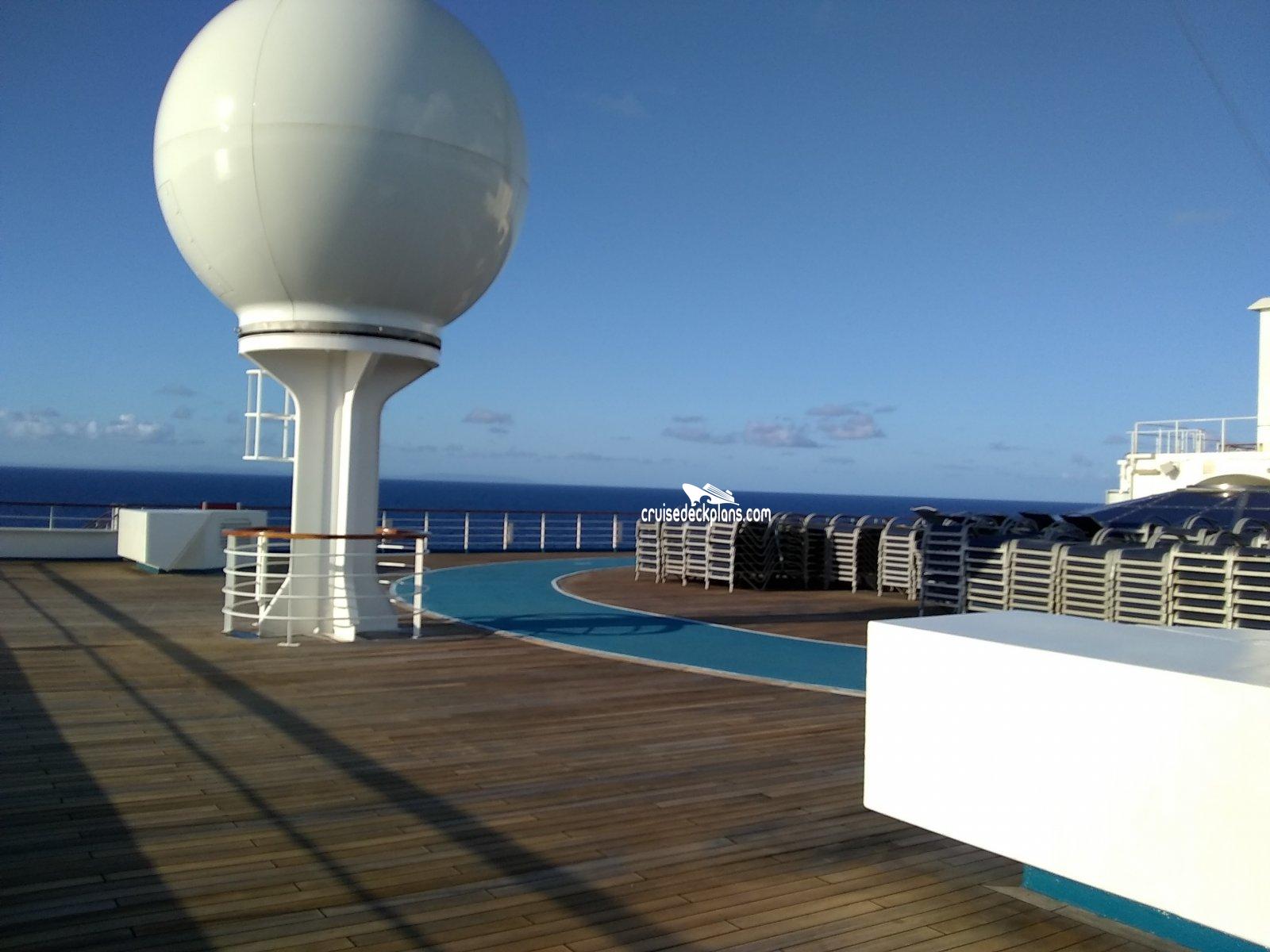 Carnival Conquest Jogging Track Pictures