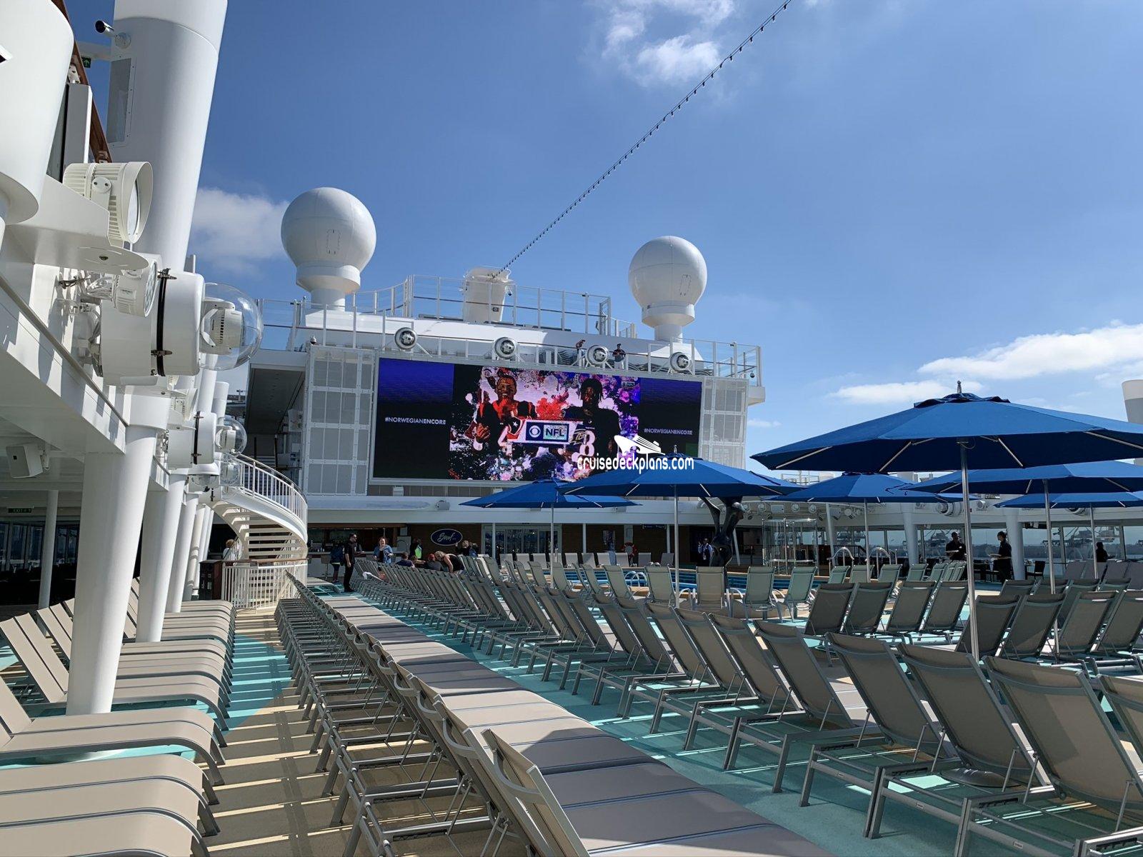 Norwegian Encore Pool Pictures