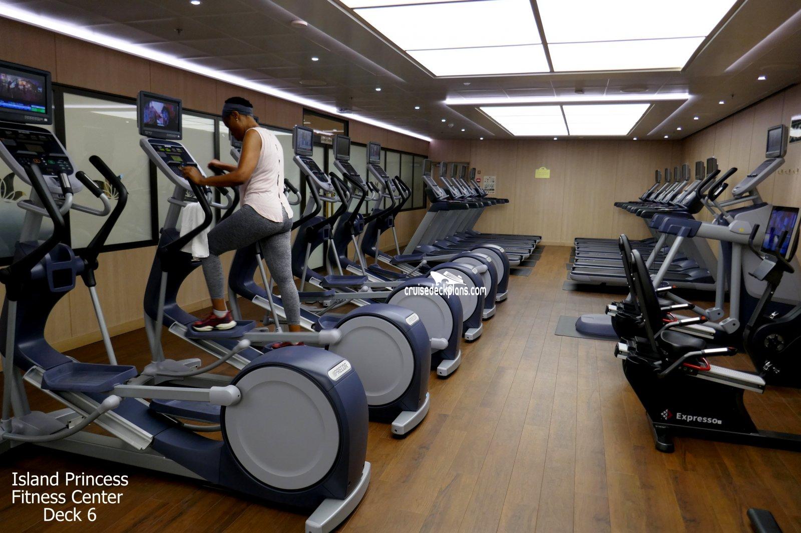 Island Princess Fitness Center Pictures