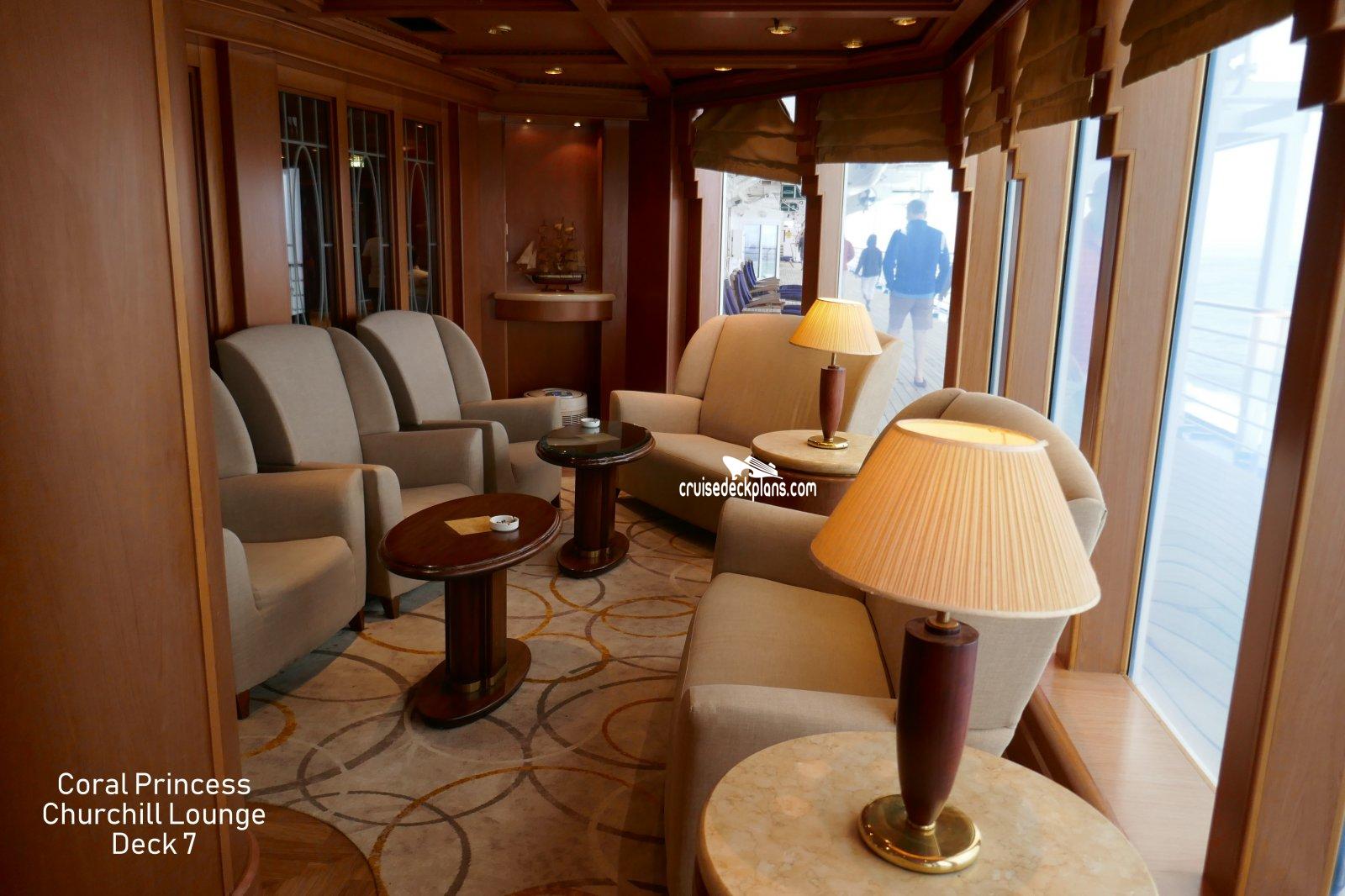 Coral Princess Churchill Lounge Pictures