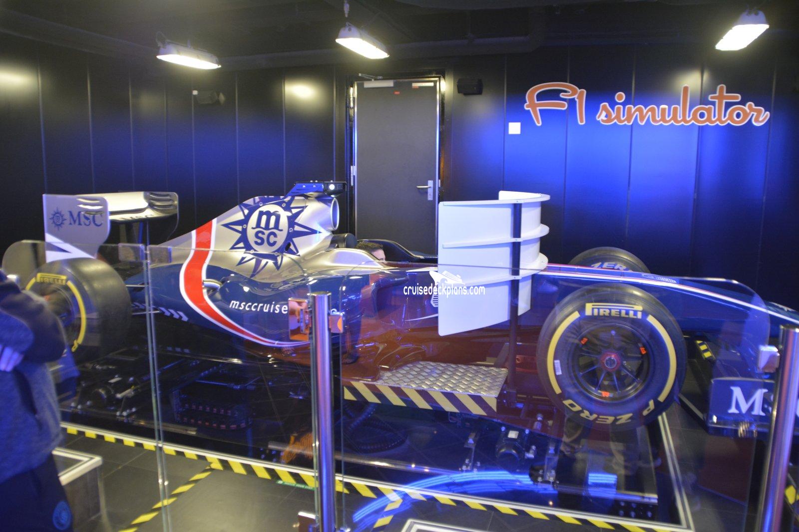 MSC Seaview F1 Simulator Pictures