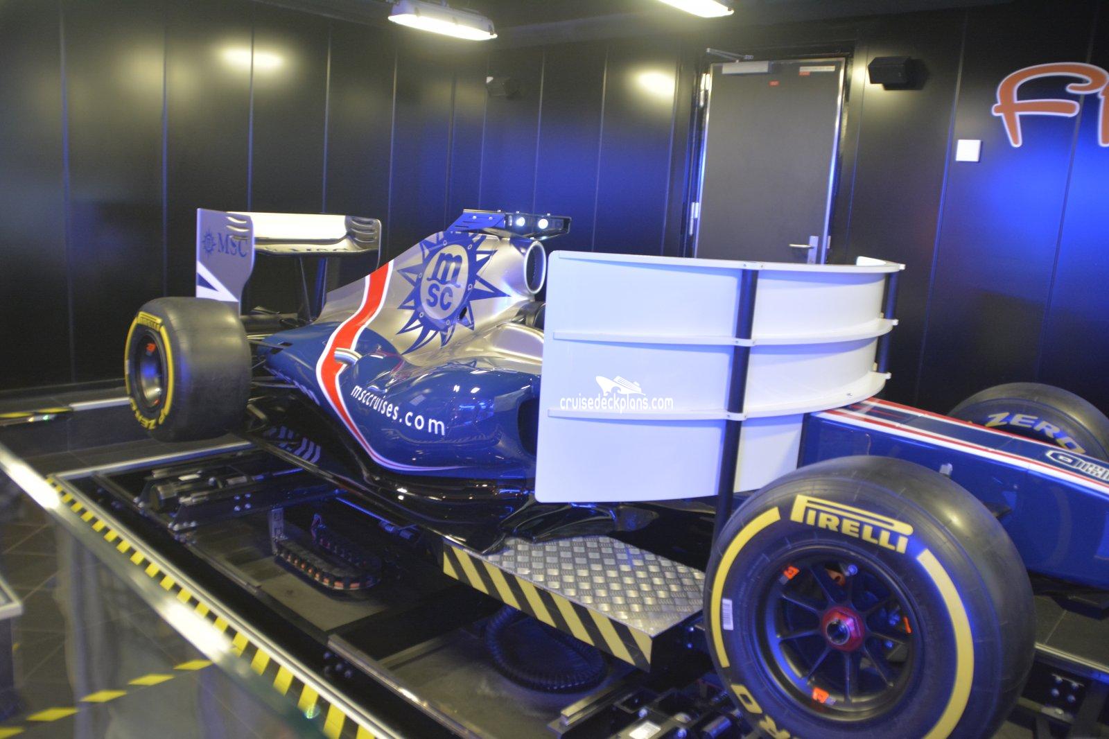 MSC Seaview F1 Simulator Pictures