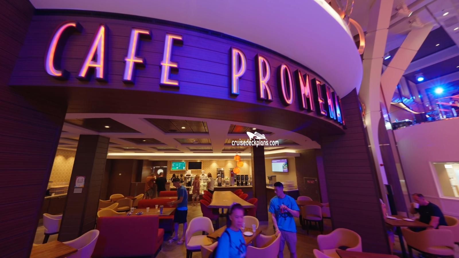Wonder of the Seas Cafe Promenade Pictures