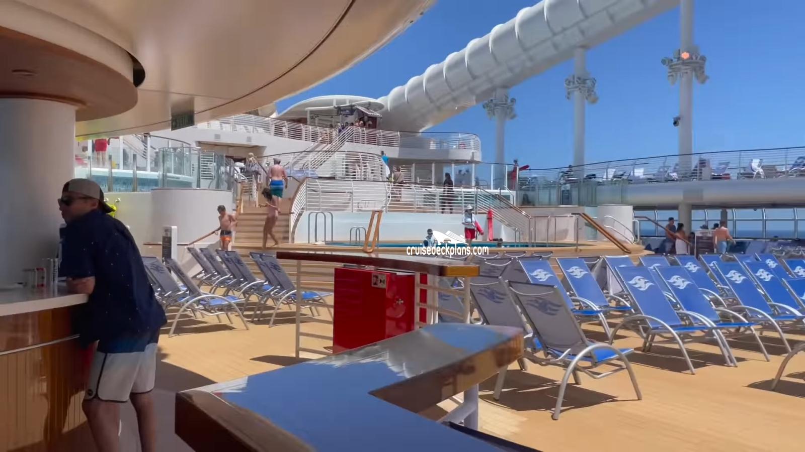 Disney Wish Deck 11 Pools Pictures