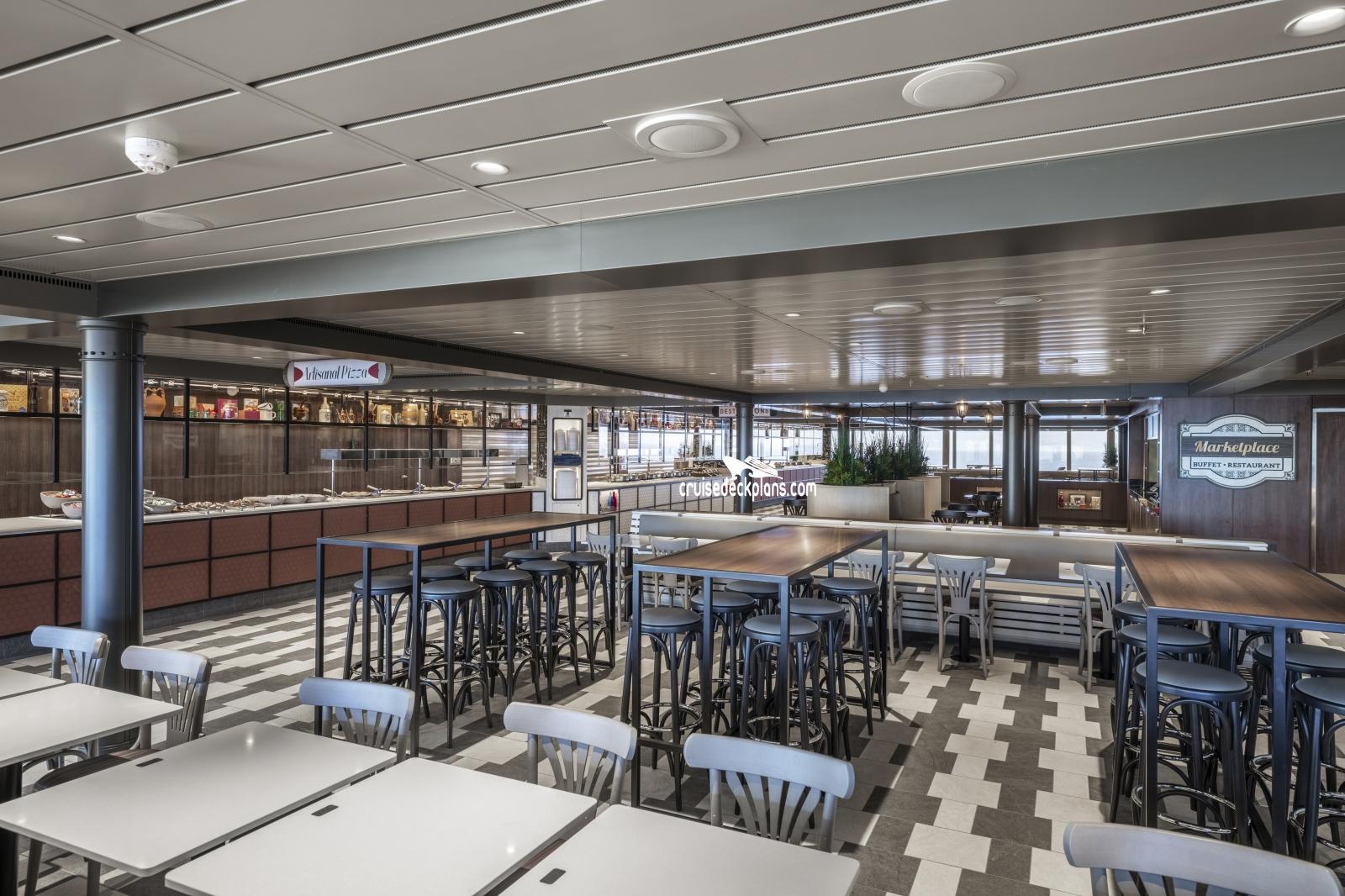MSC Seascape Market Place Buffet Pictures