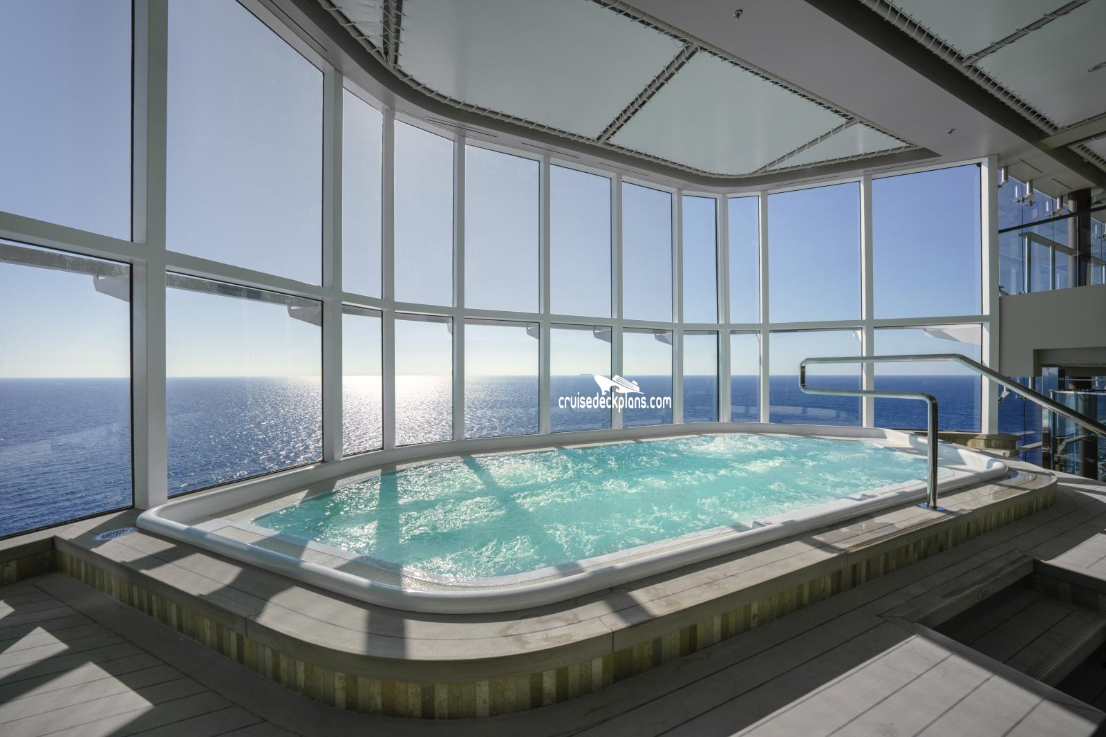 MSC World Europa Botanic Garden Pool Pictures