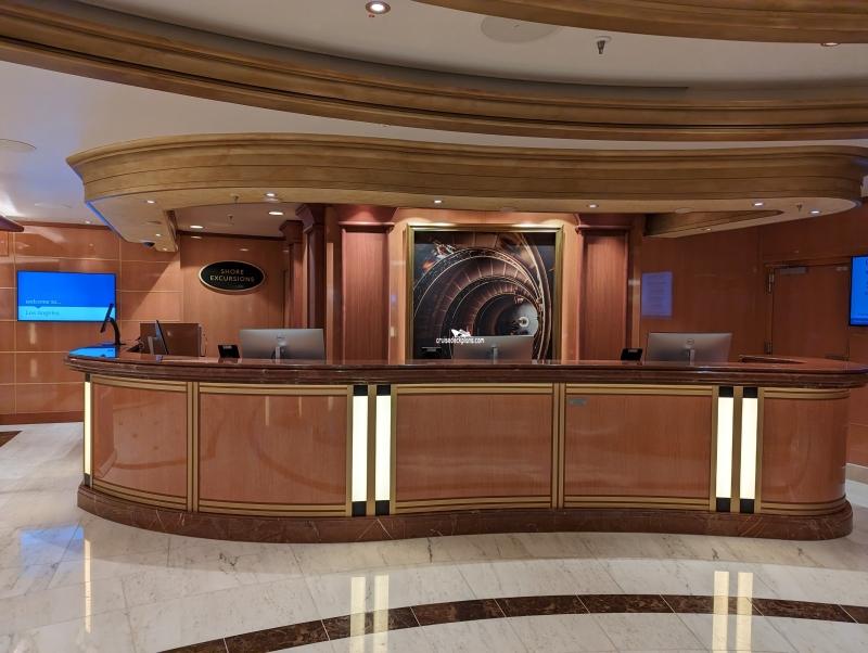 Discovery Princess Shore Excursion Desk Pictures