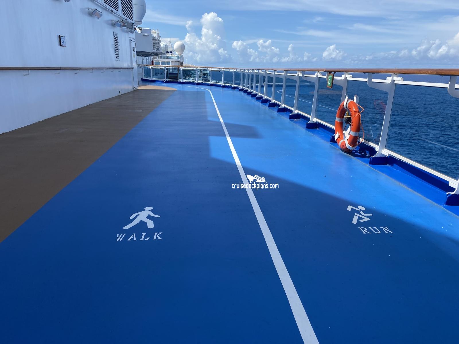 Regal Princess Jogging Track Pictures