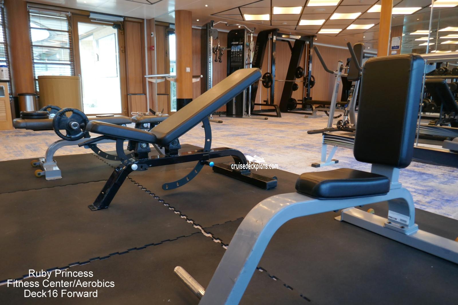 Ruby Princess Fitness Center Pictures