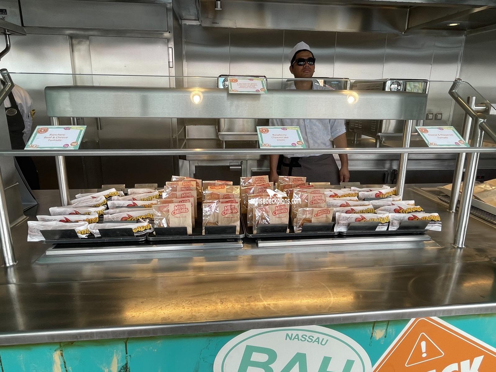Utopia of the Seas Spare Tire Food Truck Pictures