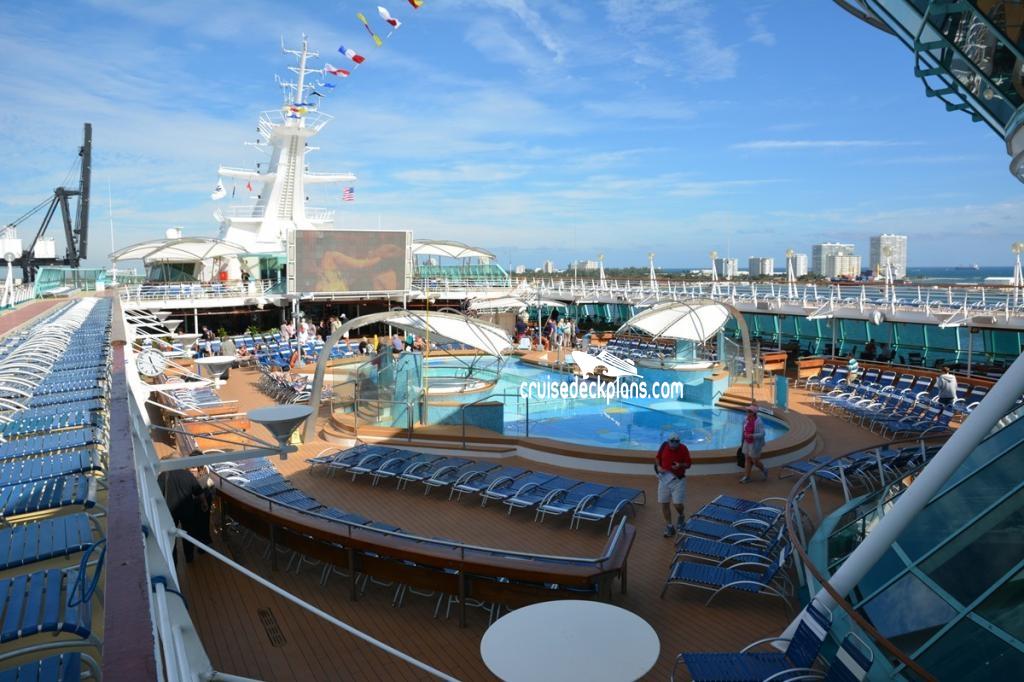 Legend of the Seas 1995 Main Pool Pictures