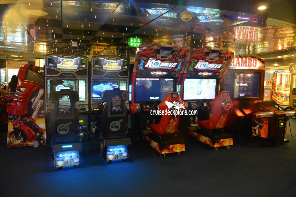 Liberty of the Seas Video Arcade Pictures