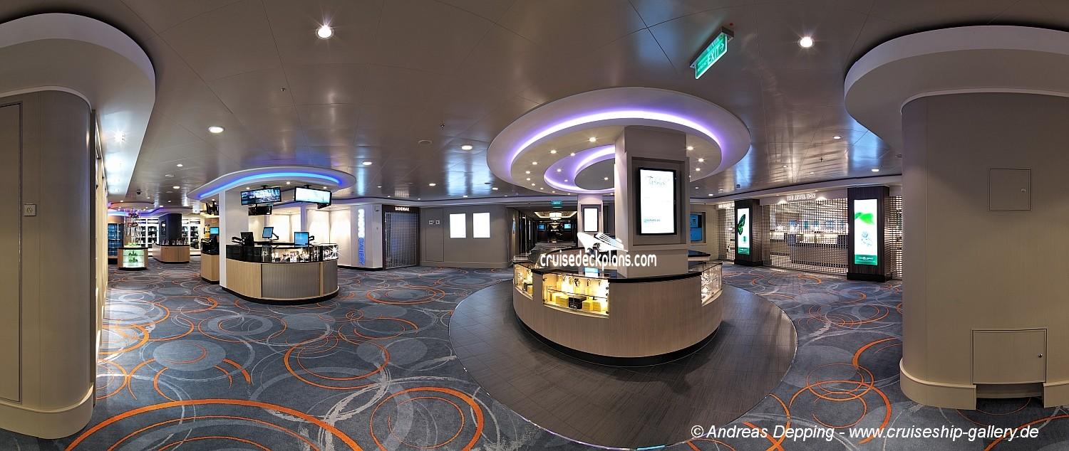 Norwegian Escape Tradewinds and Duty Shops Pictures