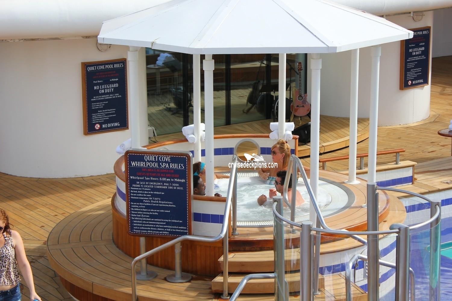 Disney Magic Quiet Cove Pool Pictures