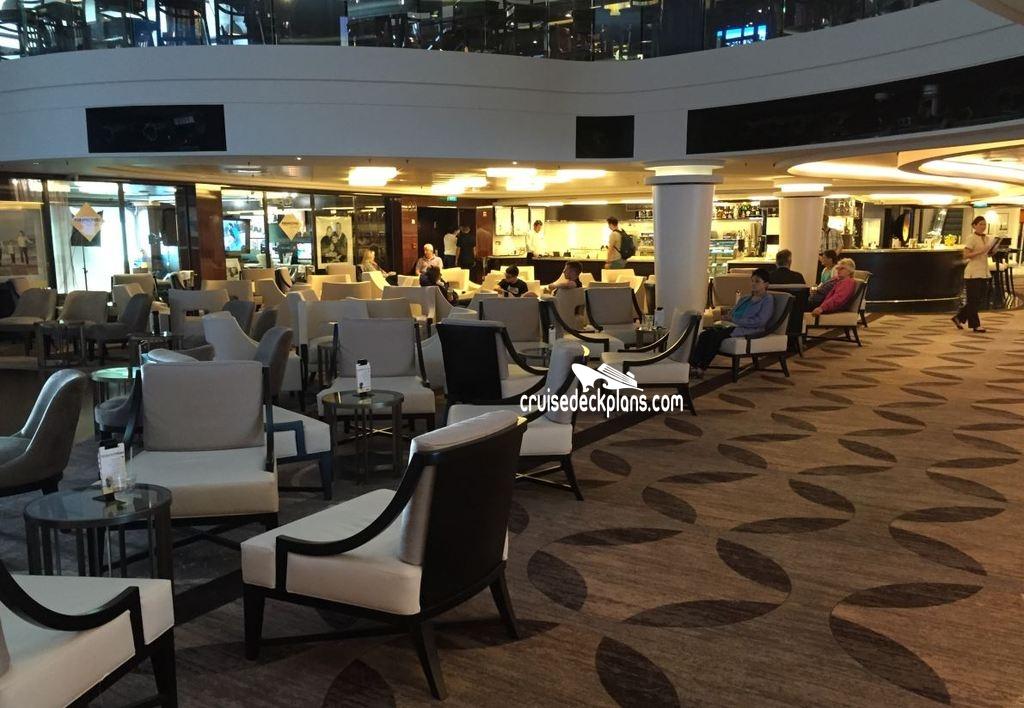 Norwegian Epic Atrium Cafe Pictures