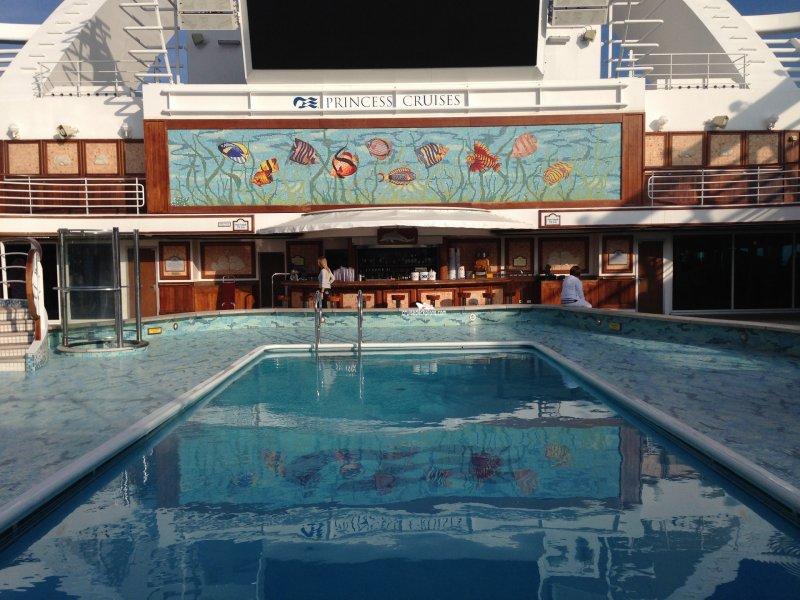 Crown Princess Calypso Reef and Pool Pictures