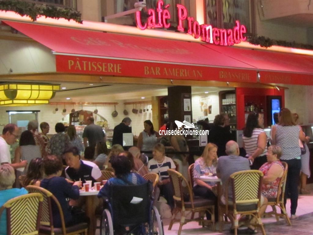 Explorer of the Seas Cafe Promenade Pictures