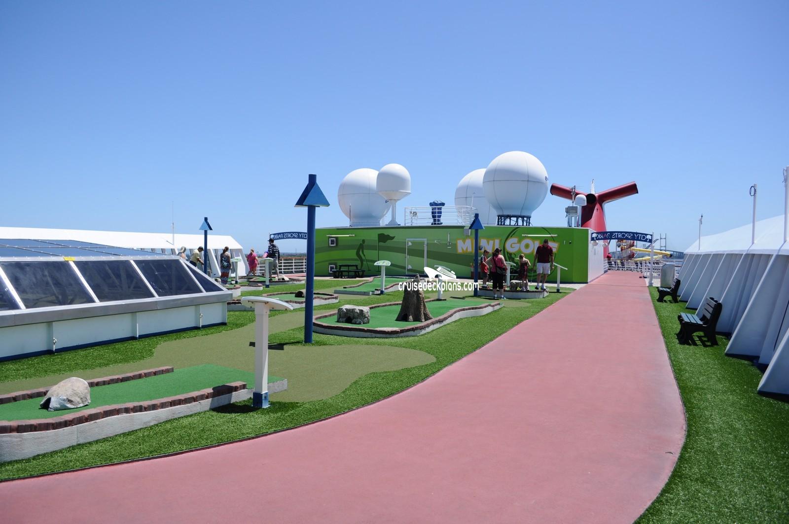Carnival Fascination Jogging Track Pictures