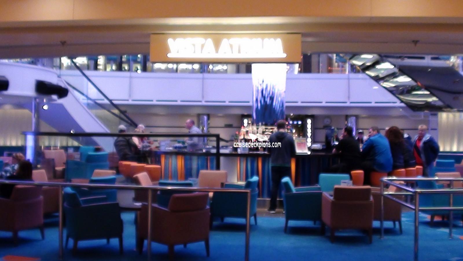 Carnival Vista Vista Lobby and Bar Pictures