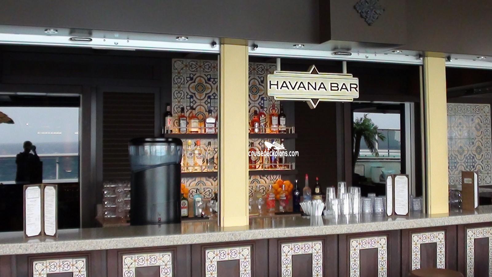 Carnival Vista Havana Bar Pictures