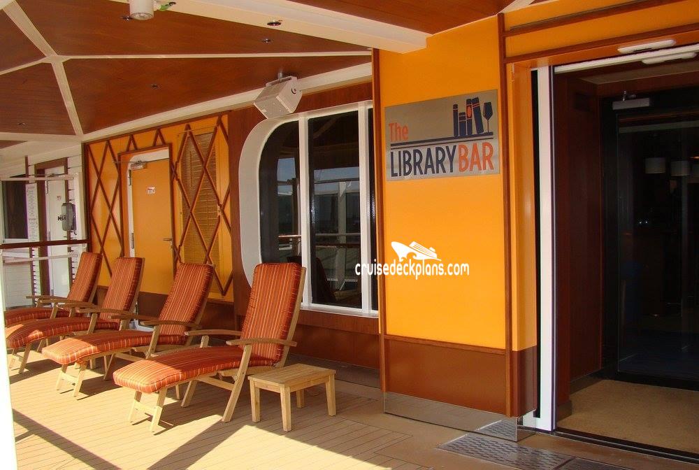 Carnival Vista Library Bar Pictures