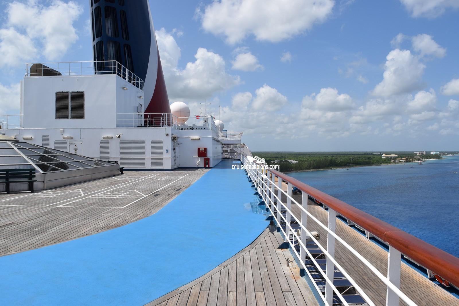 Carnival Triumph Jogging Track Pictures