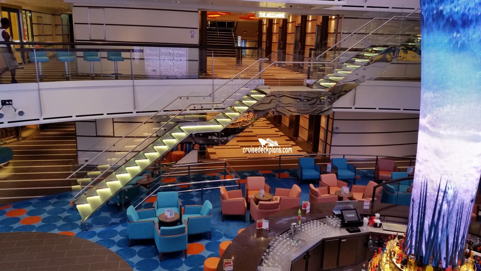 Carnival Vista Vista Lobby and Bar Pictures