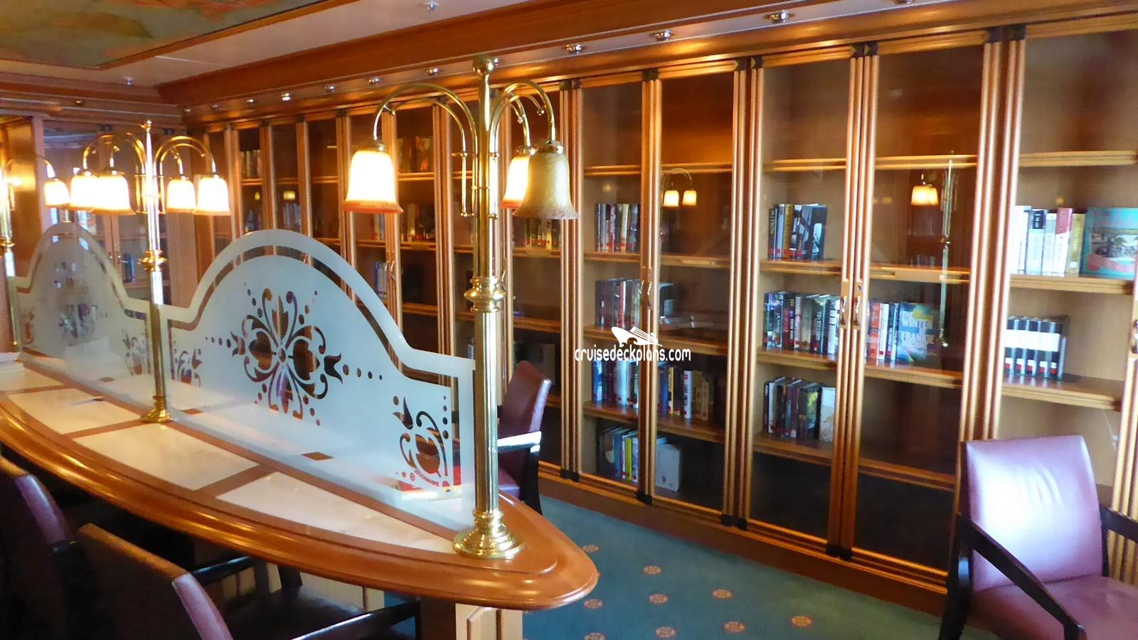 Crown Princess The Library Pictures