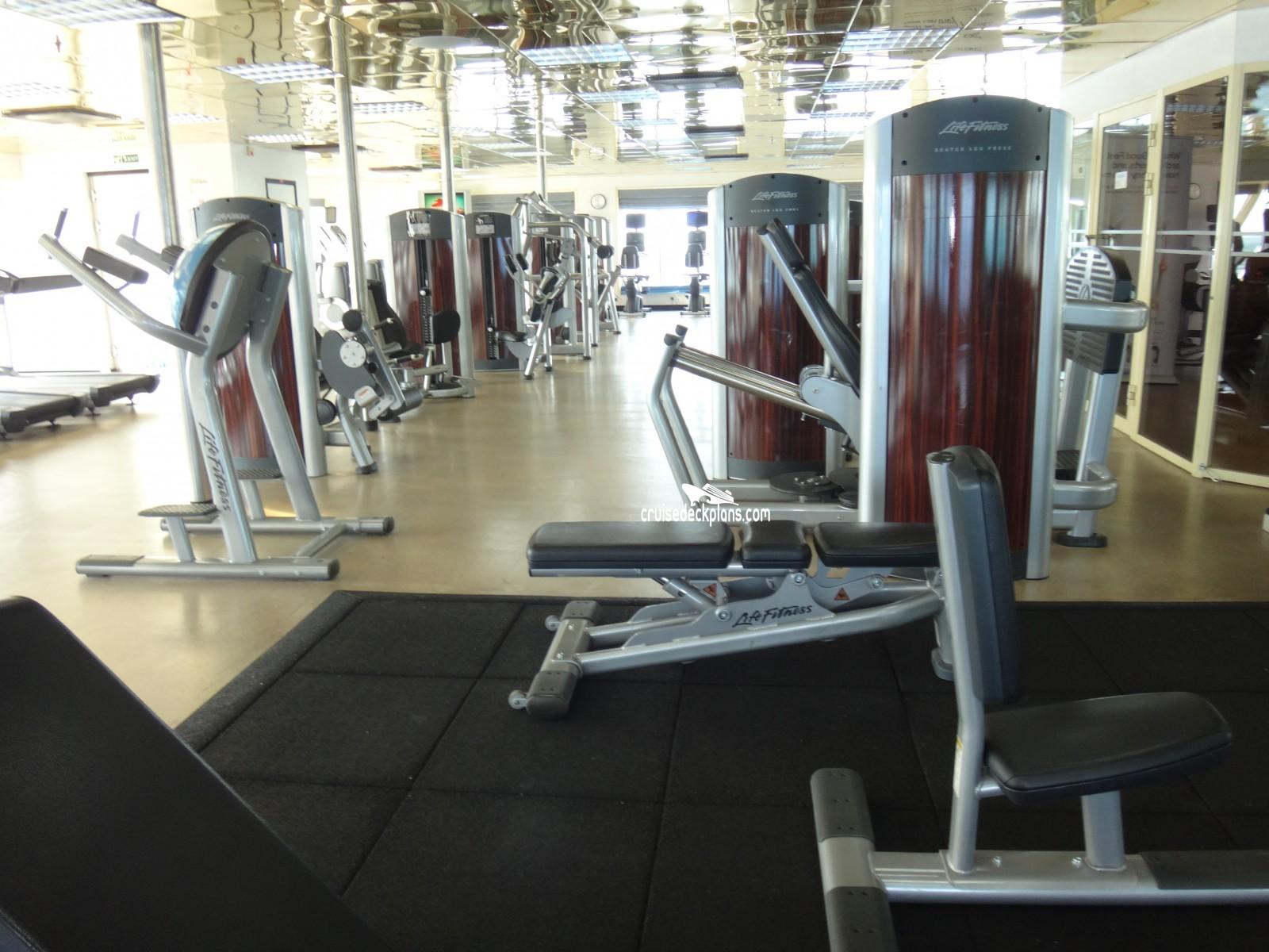 Carnival Sensation Fitness Center Pictures