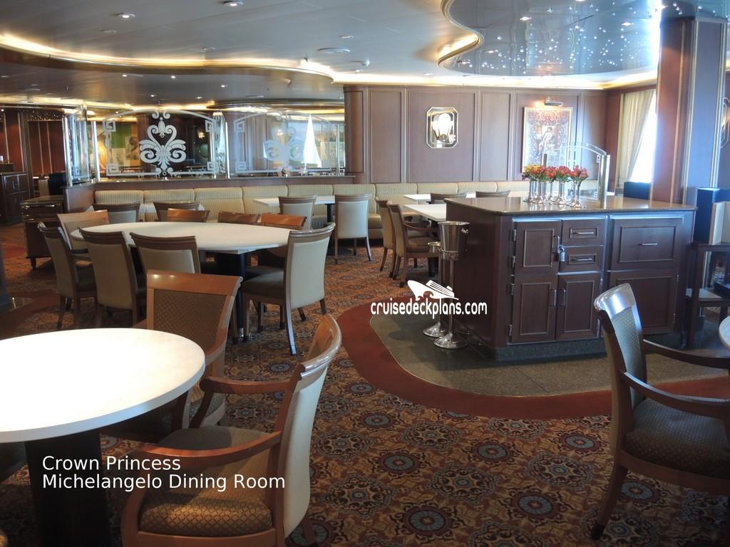 Crown Princess Michelangelo Dining Room Pictures