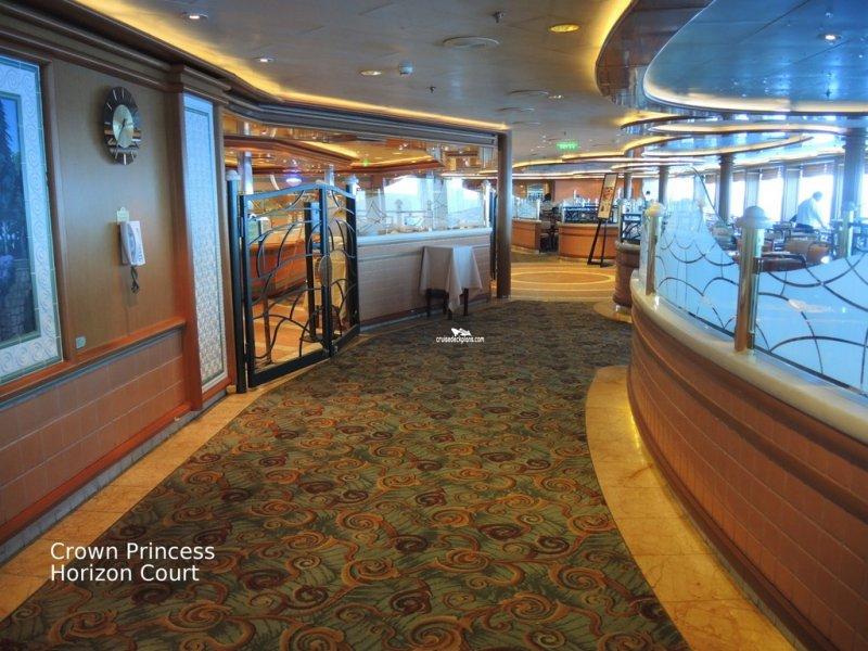Crown Princess Horizon Court Pictures