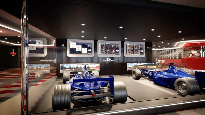 MSC Meraviglia F1 Simulators Pictures