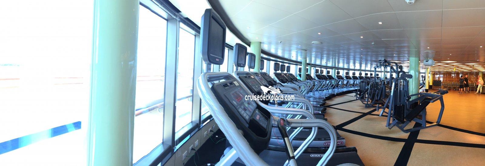 Crown Princess Fitness Center Pictures