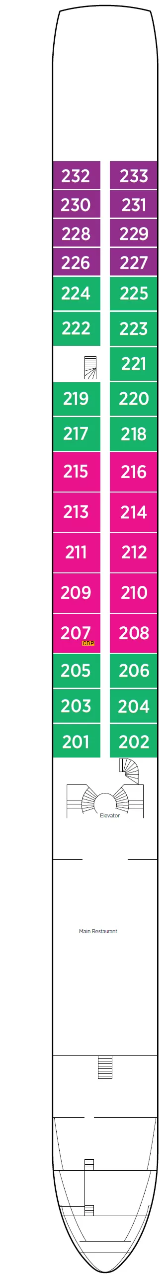 AmaCerto Cello deck 2 plan | Cruisedeckplans.com