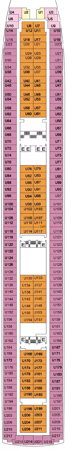 Costa Celebration Deck 6 deck 6 plan | Cruisedeckplans.com