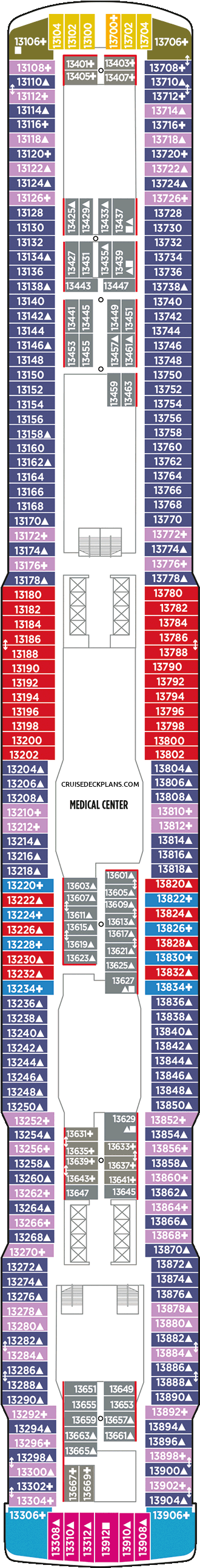 Norwegian Encore Cabin 13906