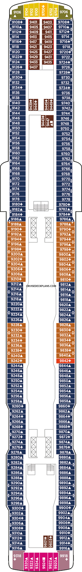 Norwegian Encore Deck Plans, Layouts, Pictures, Videos