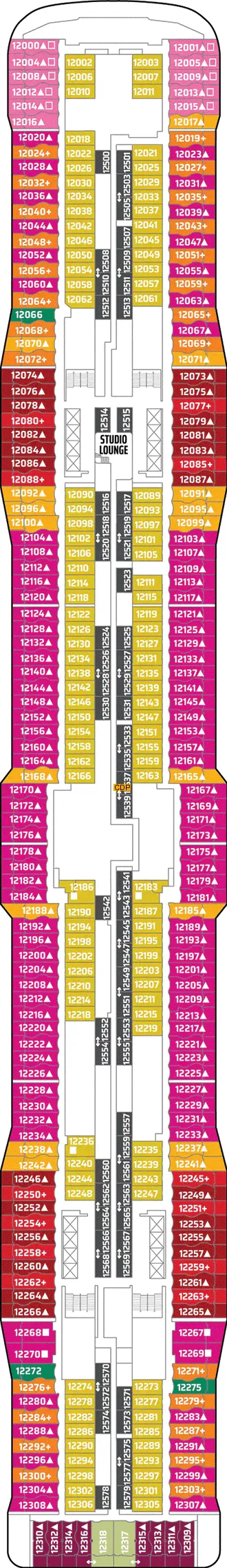 Norwegian Epic Deck Plan