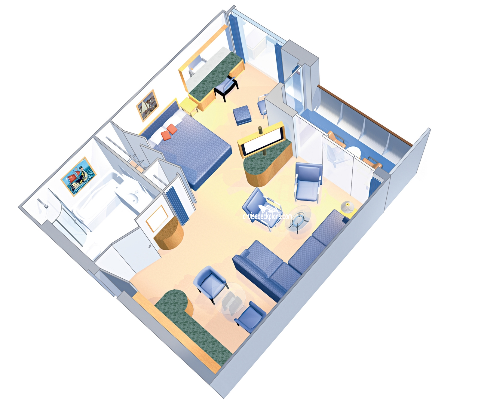 Explorer of the Seas Owners Suite Stateroom