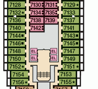Carnival Miracle Cabin 7138