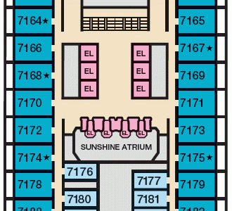 Carnival Sunshine Cabin 7167