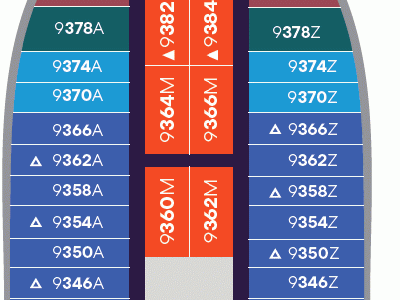 Scarlet Lady Cabin 9374A